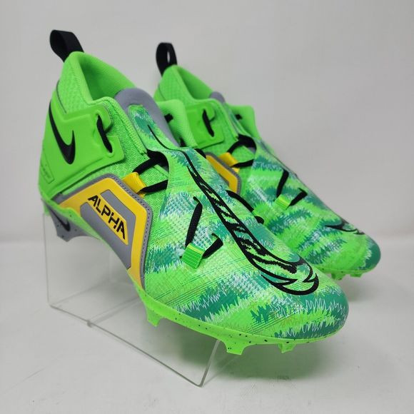 Nike | Shoes | Nike Football Cleats Mens 15 Green Alpha Menace Pro 3 ...